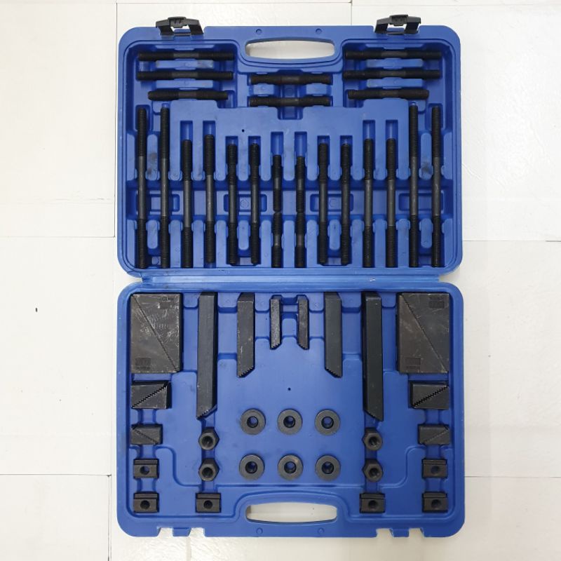 Jual Clamping Kit M12 58Pcs Baja HRC 50 Klemping Kit Clamp Set Klamping ...