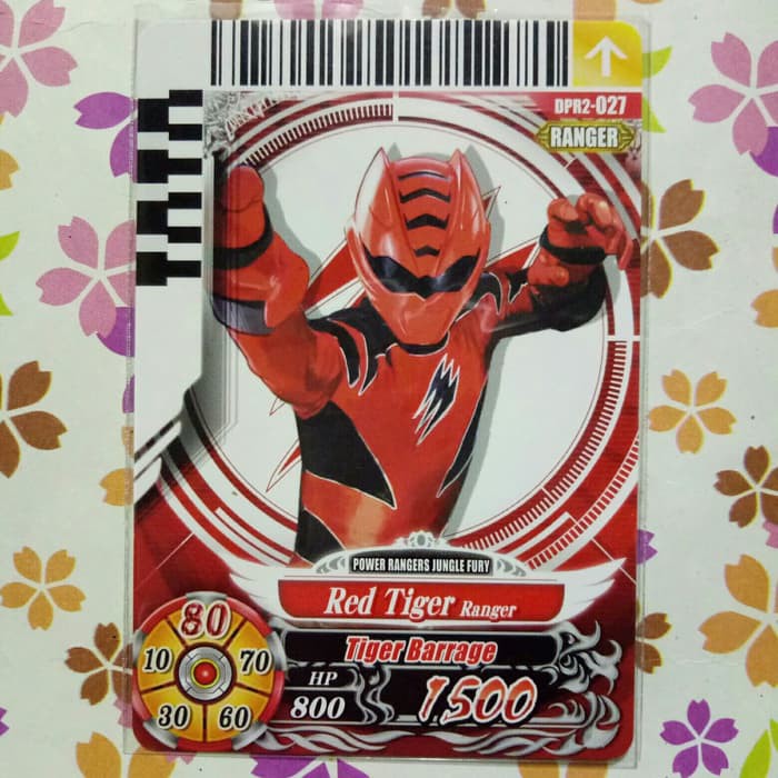 Jual power ranger card battle normal ranger red tiger v2 | Shopee Indonesia