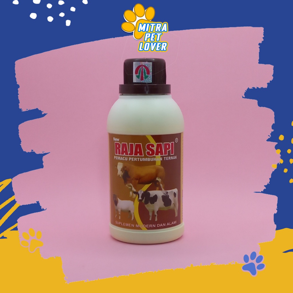 Jual PEMACU PERTUMBUHAN TERNAK - RAJA SAPI SYRUP 250 ML - VITAMIN SAPI ...