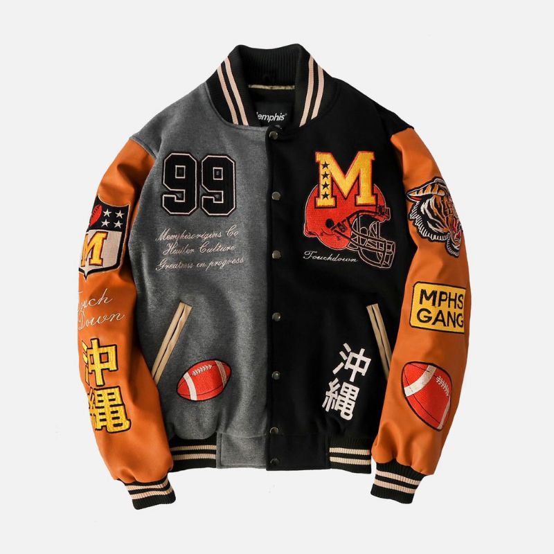 Jual VARSITY JACKET - TOUCHDOWN | Shopee Indonesia