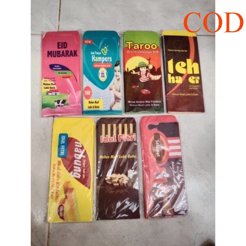 Jual Amplop Snack Lebaran Panjang Viral 10 Pcs | Shopee Indonesia