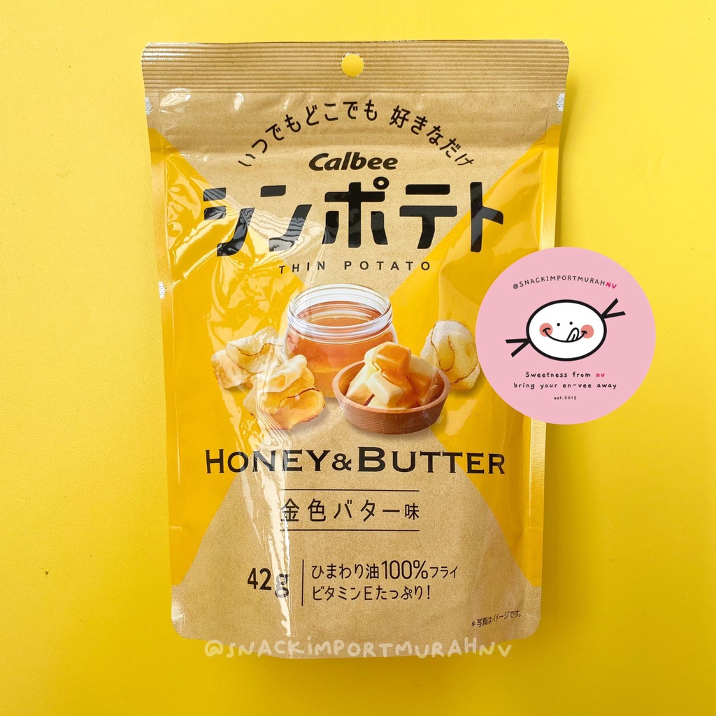 Jual Calbee Thin Potato Honey & Butter | Shopee Indonesia