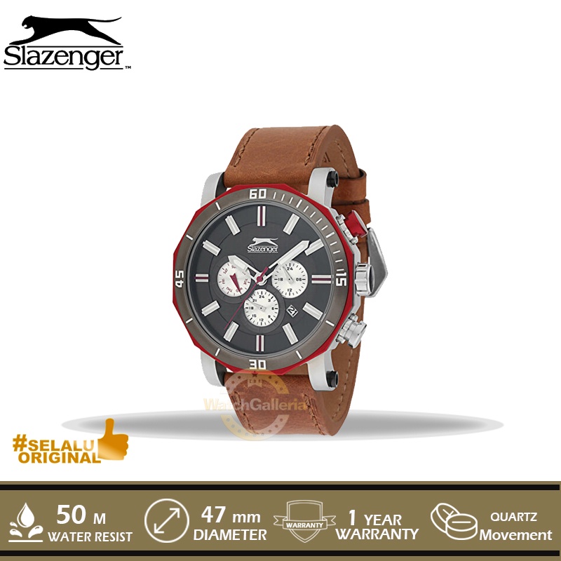 Jual Jam Tangan Analog Man SLAZENGER SL.9.1271.2.02 Original Murah ...