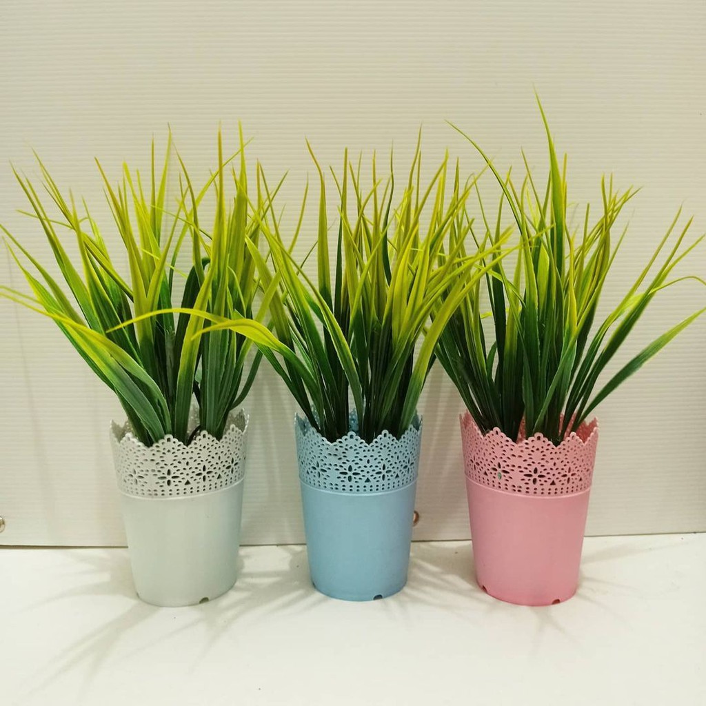 Jual Tanaman Rumput Artifisial/Rumput Plastik/Bunga Rumput Plastik ...