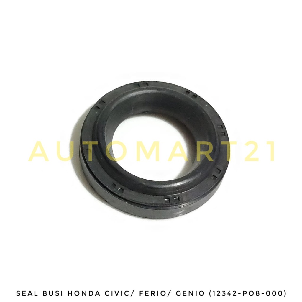 Jual SEAL OLI SEAL NOK/SEAL BUSI HONDA CIVIC/FERIO/GENIO (12342-PO8-000 ...