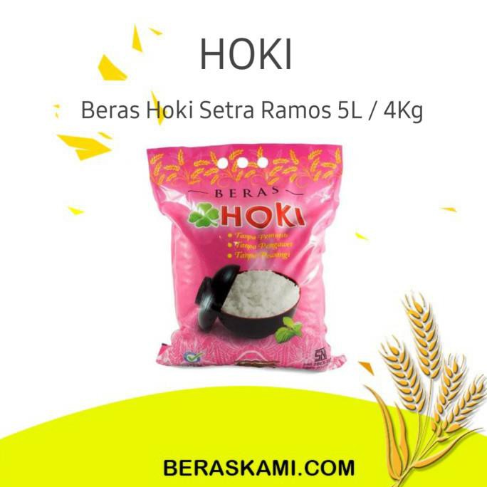 Jual BERAS HOKI 5LT / SETRA RAMOS / BERAS PULEN / BERAS MURAH | Shopee ...