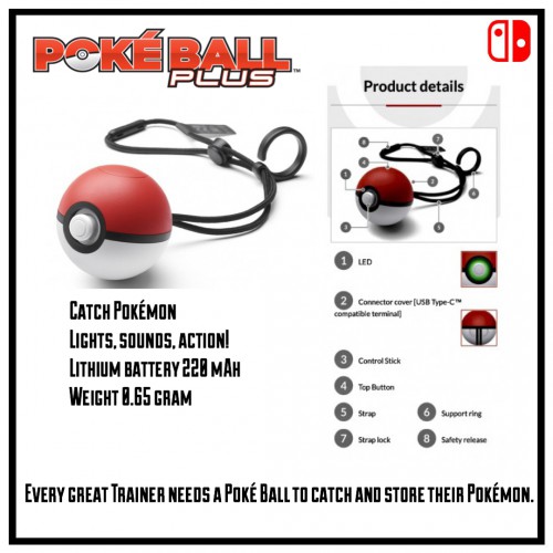 Jual Nintendo Pokemon Lets Go PokeBall Plus (Pokeball Only) | Shopee ...