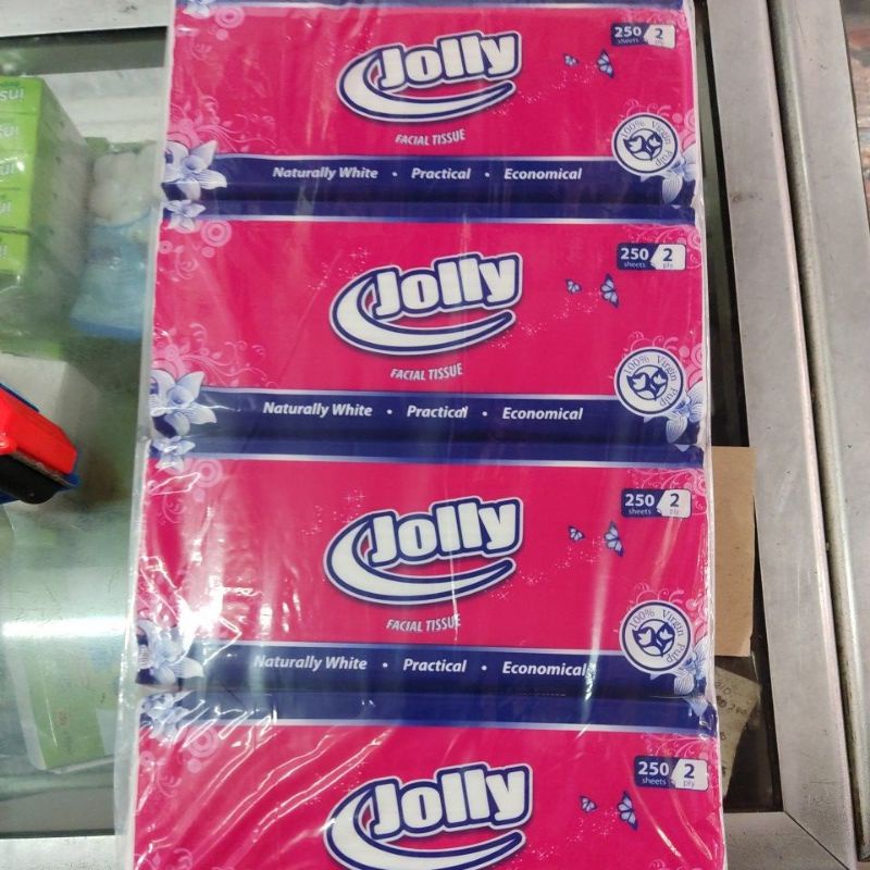 Jual Tissue Jolly 250 sheet isi 4 | Shopee Indonesia
