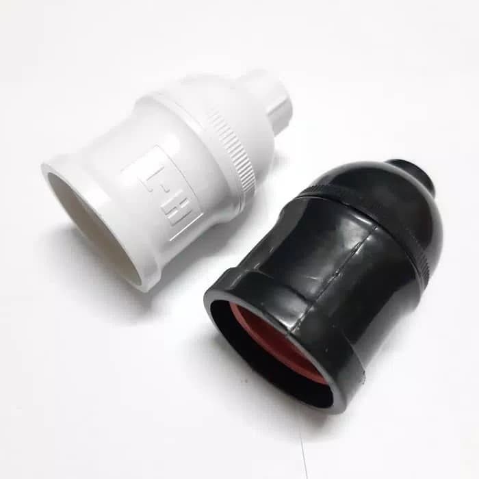 Jual FITING LAMPU GANTUNG E27 FITTING GANTUNG SUN FREE TEBAL SNI HITAM ...