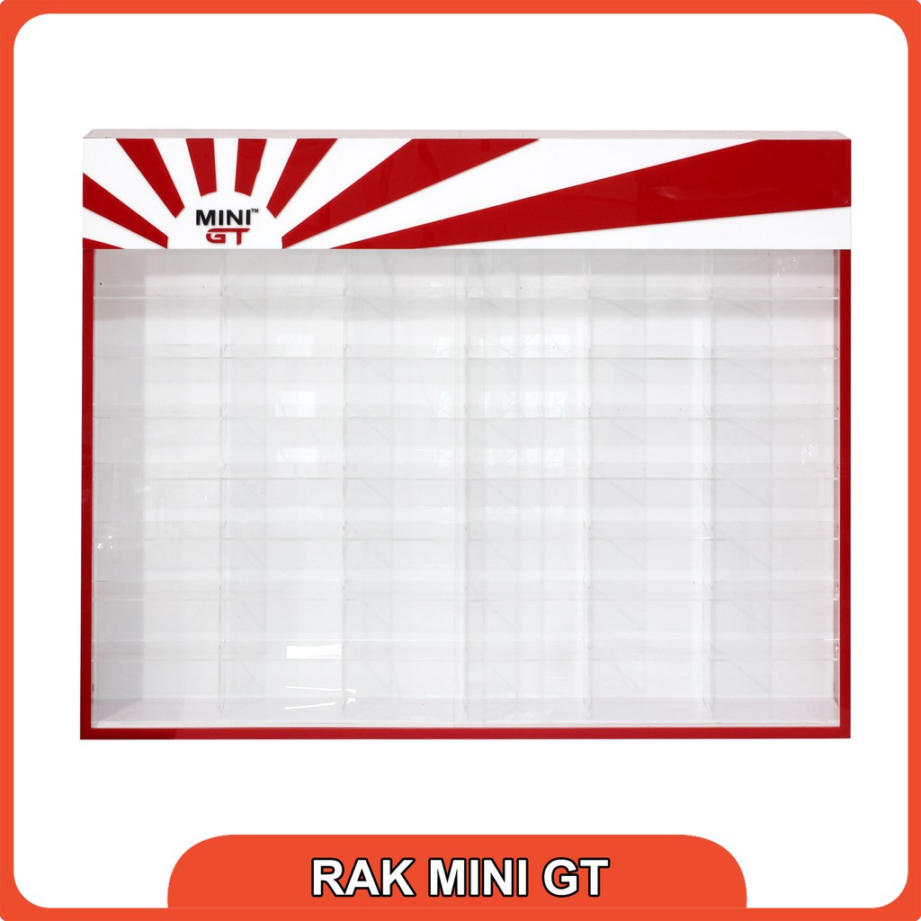 Jual Rak Acrylic/Akrilik Mini GT Skala 1:64 BOX IN Isi 48 Liberty Walk ...