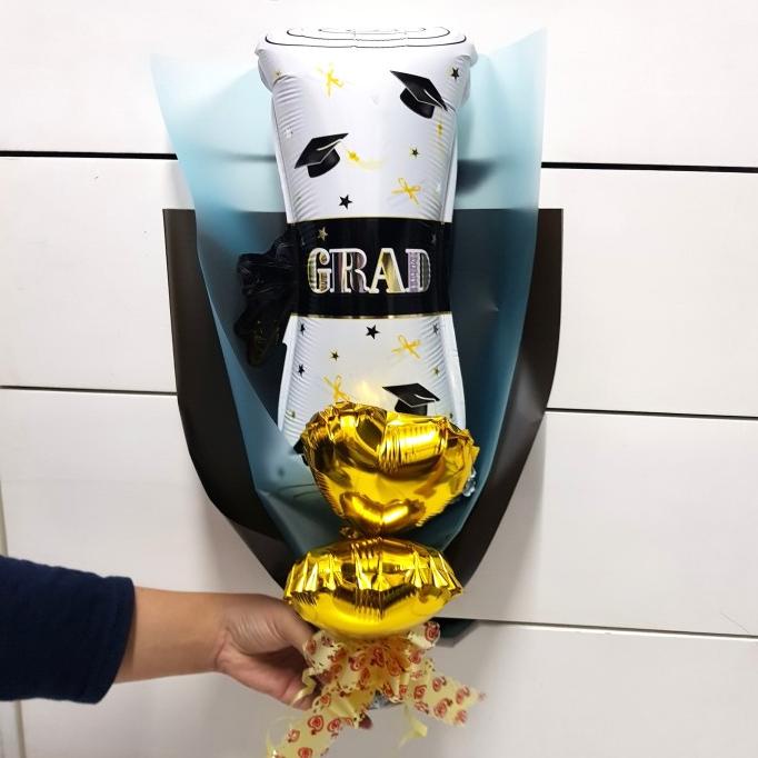 Jual BALON GRADUATION/ BOUQUET BALLOON/ BUKET PARCEL BALON/ HADIAH ...
