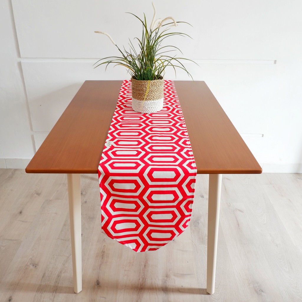 Jual Table runner panjang - Turtle merah (Taplak meja makan / Bed ...