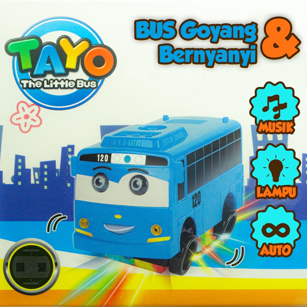 Jual Dancing Bus Mainan Bus Tayo Goyang dan Bernyanyi 1804B | Shopee Indonesia