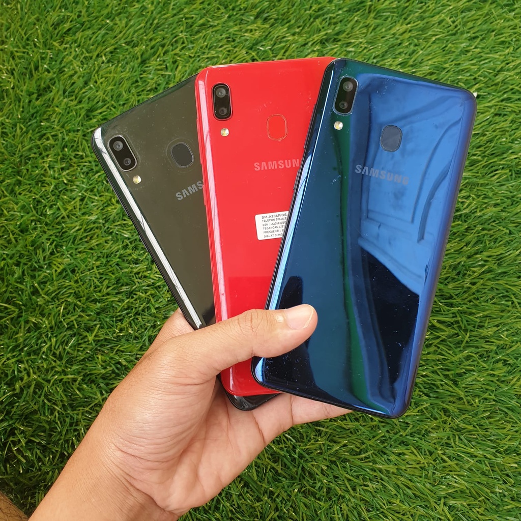 Jual SAMSUNG A20 SECOND 3/32GB GB HP SECOND HANDPHONE SECOND HP SEKEN ...