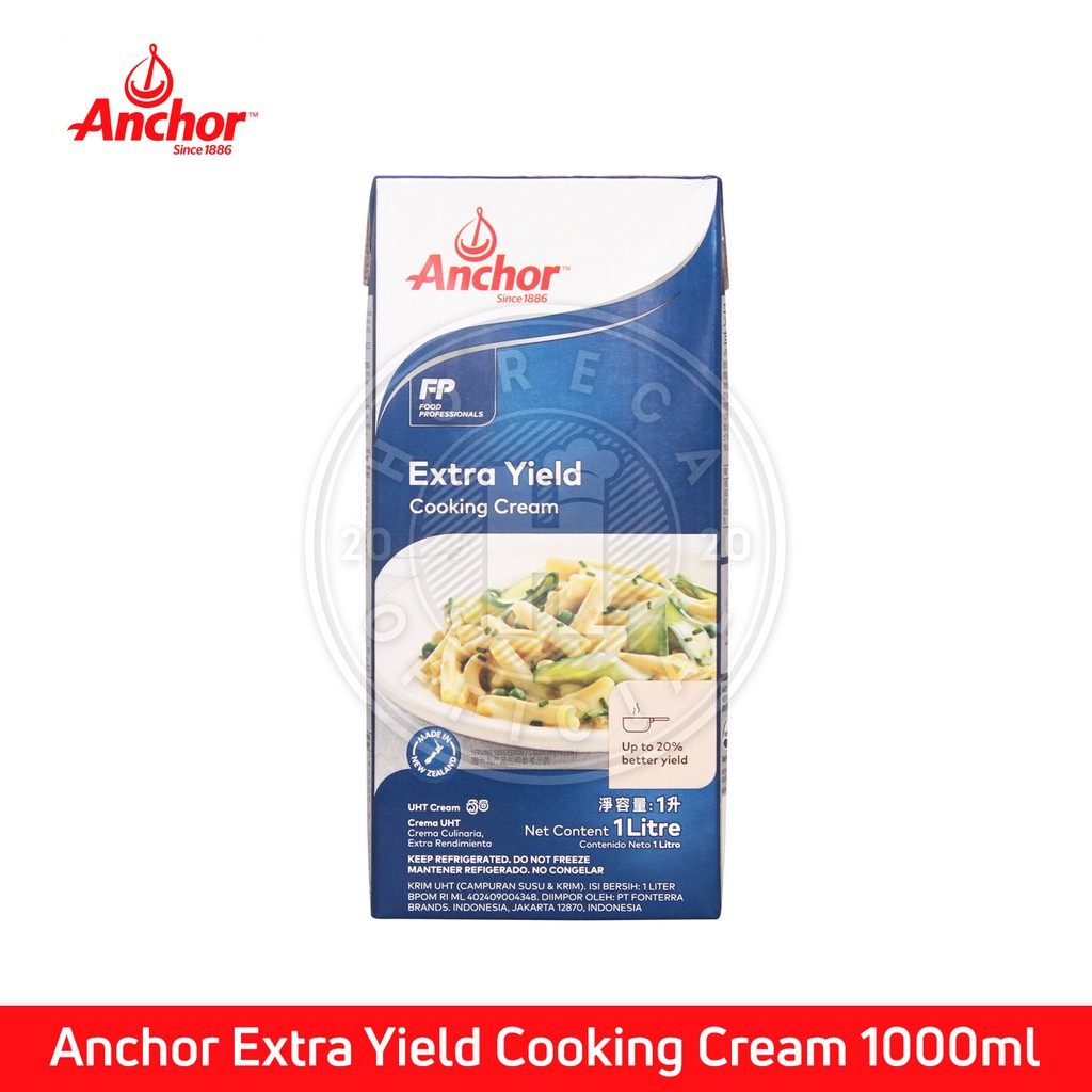 Jual ANCHOR EXTRA YIELD COOKING CREAM 1000 ML | Shopee Indonesia