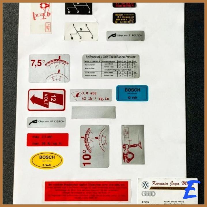 Jual STIKER BODI VW KODOK DI PART VW SPAREPART VW | Shopee Indonesia