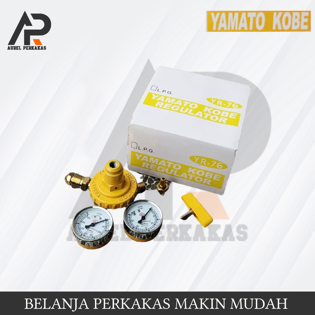 Jual Yamato Sangyo Regulator Tabung Gas Oxygen Oksigen YR-76 Untuk Las | Shopee Indonesia