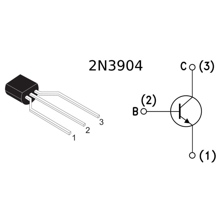 Jual Transistor NPN 2N3904 2n 3904 200ma Npn Amplifier BJT Transistor ...