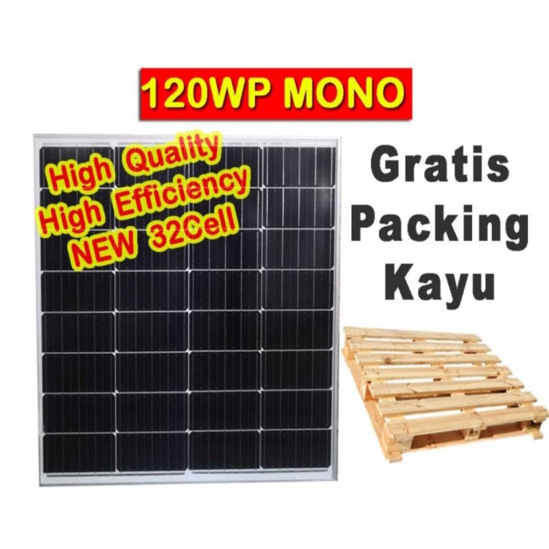Jual Solar Panel 120wp Mono Crystalline / PV Module 120wp Mono ...
