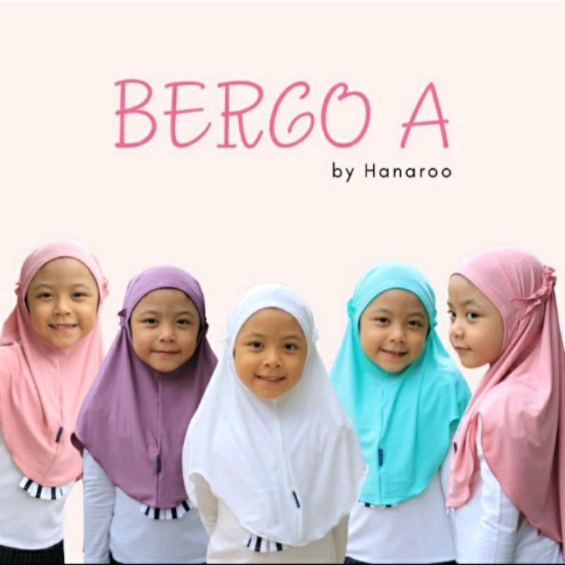 Jual Hanaroo Sakina Bergo Hijab Anak XXL | Shopee Indonesia