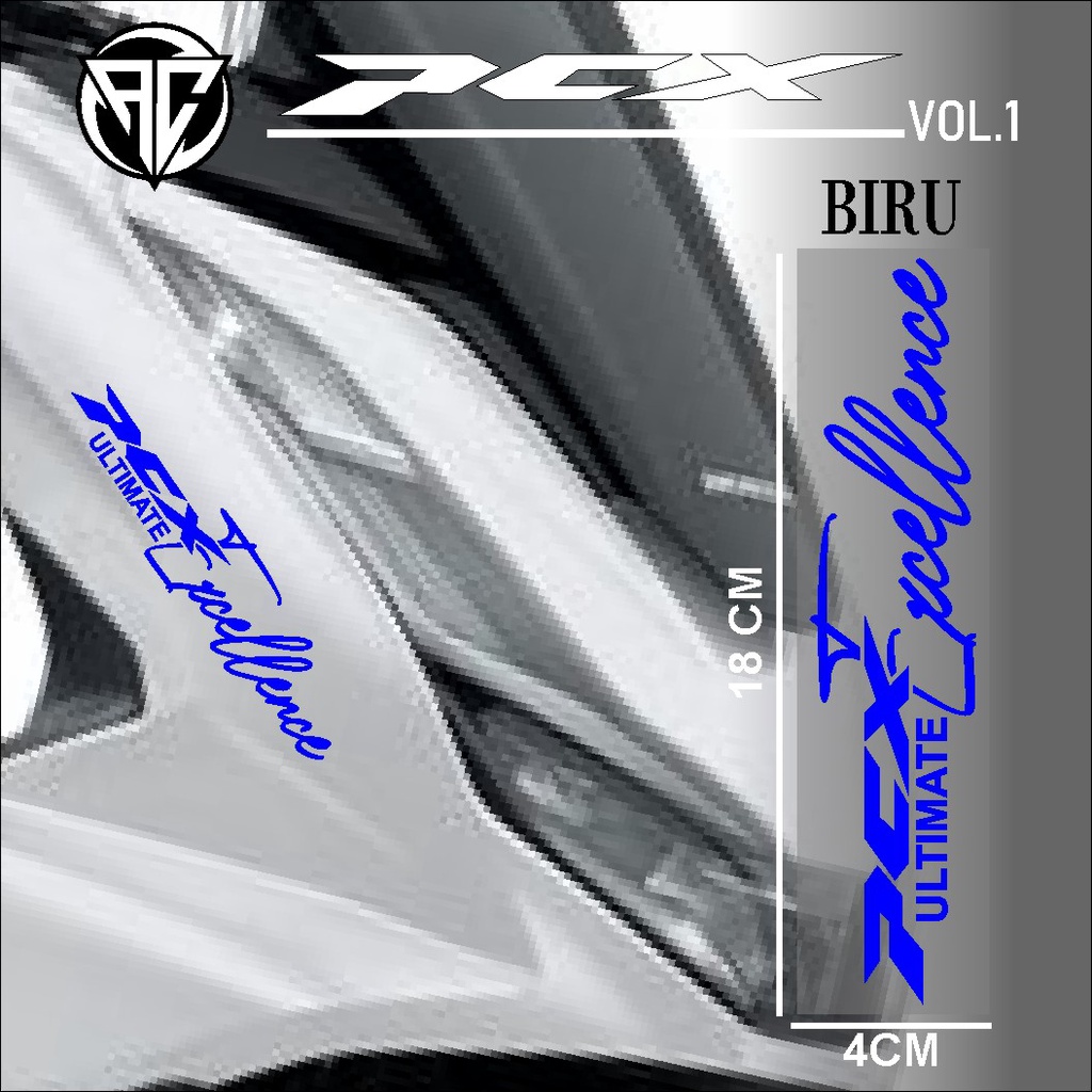 Jual Cutting Sticker PCX - Stiker Lis Variasi Motor Honda PCX Exceed ...