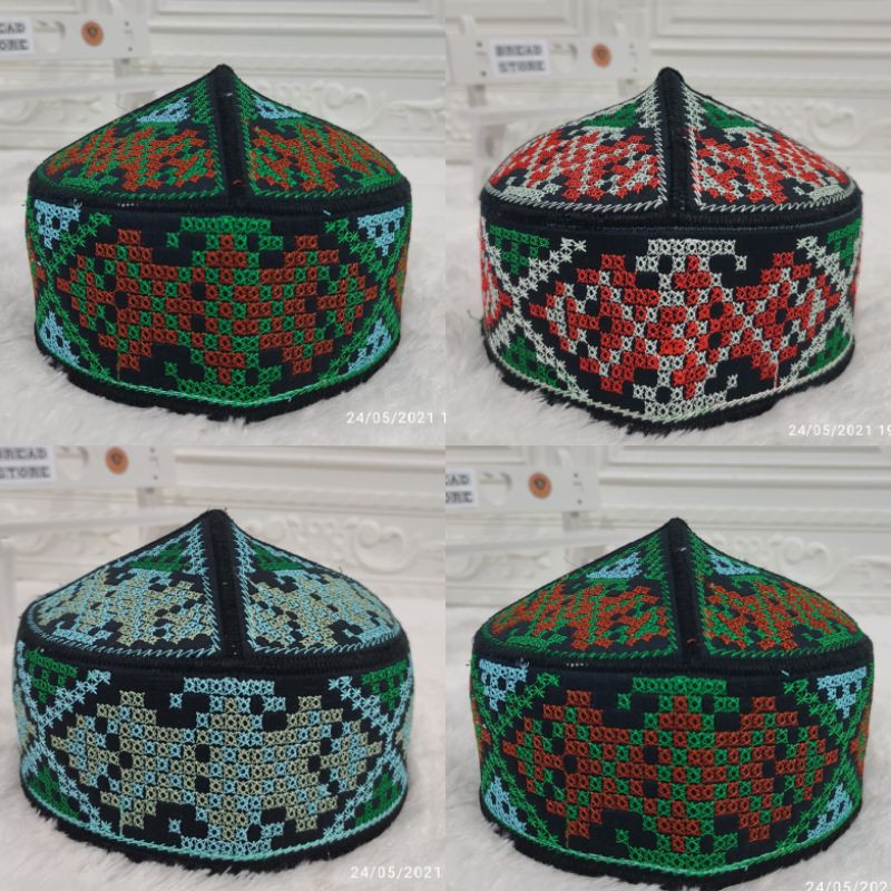 Jual Peci Songkok Kopiah Pakistan Motif Random Peci Solmed - Peci Pria ...