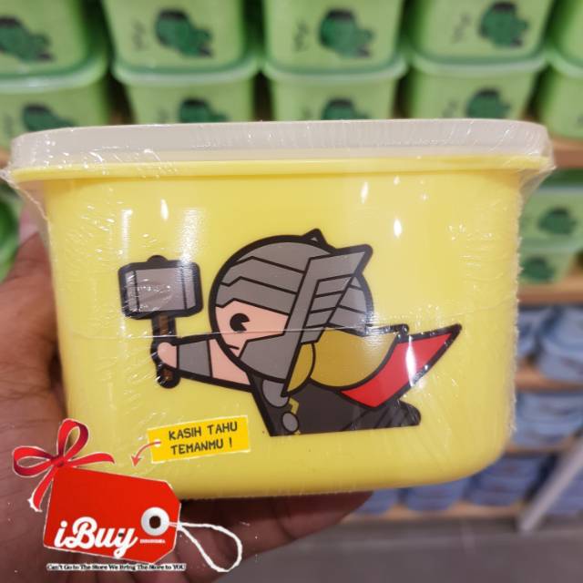 Jual Miniso Cute Thor Bento Box Lunch Tempat Makan Small 400ml Yellow ...