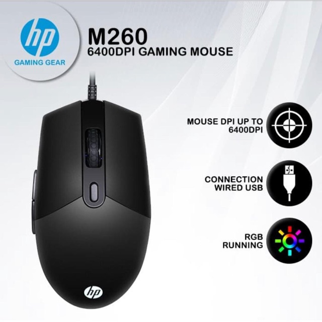 Jual HP Mouse Gaming M260 | Shopee Indonesia