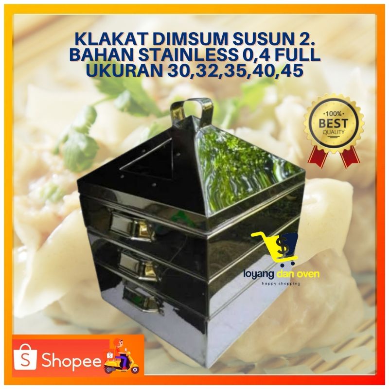 Jual KLAKAT KUKUSAN/KALAKAT DIMSUM/KUE SUSUN 2 UKURAN 30,32,35,40,45 ...