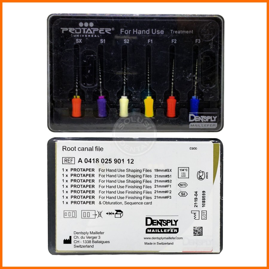 Jual Dentsply Jarum Proteper Hand Use endo Universal panjang 21mm dan ...