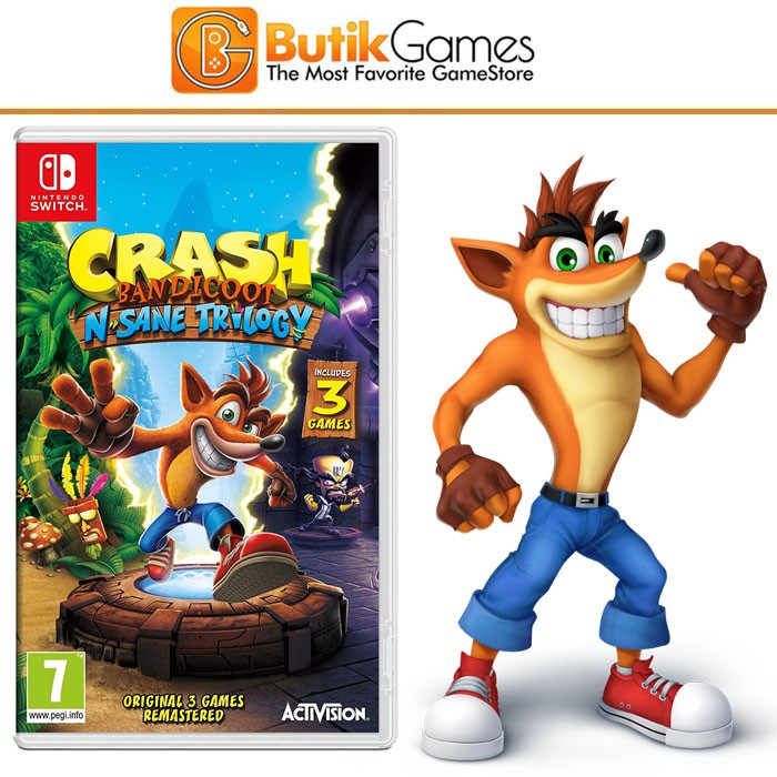 Jual Crash Bandicoot N Sane Trilogy Switch Nintendo Switch | Shopee Indonesia