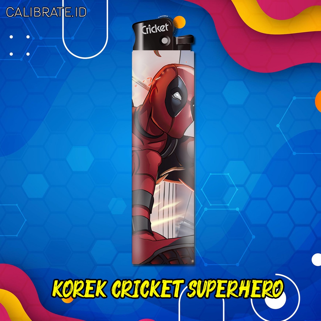 Jual KOREK CUSTOM CRICKET | SUPERHERO SERIES | CRICKET MURAH | Shopee ...
