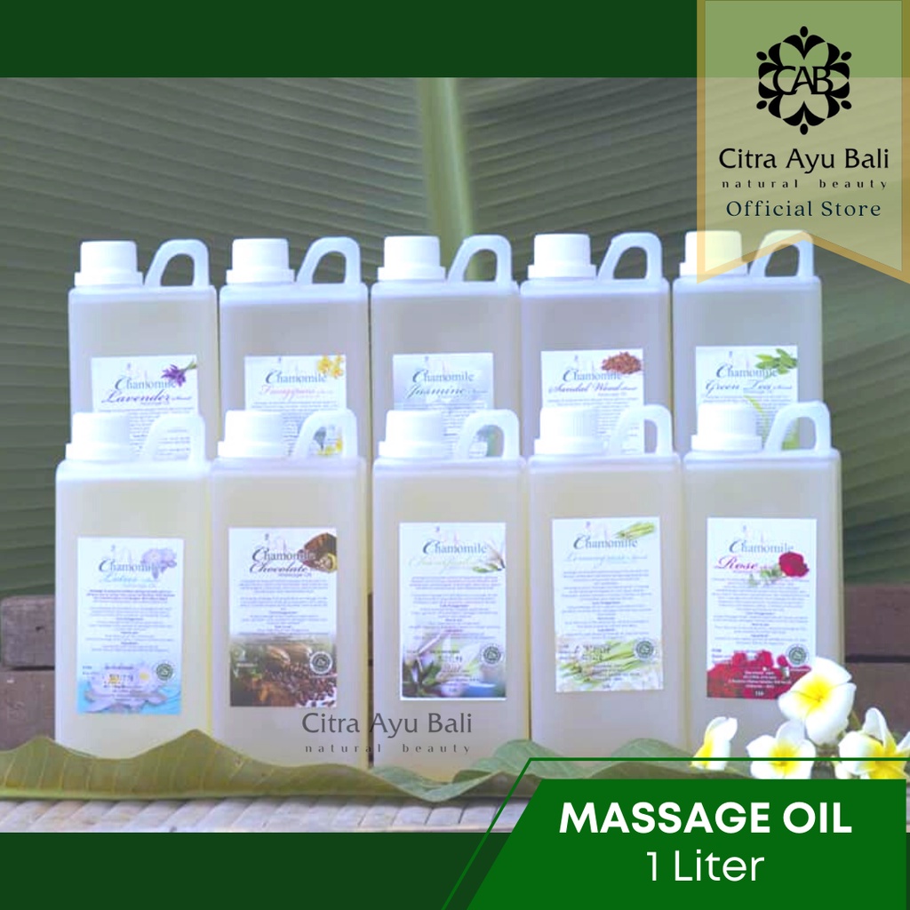 Jual Chamomile Massage Oil (Minyak Pijat) 1Liter - Citra Ayu Bali | Shopee Indonesia