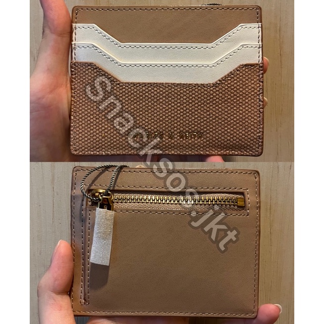 Jual Charles and Keith Cardholder Two-Tone Color Multi-Slot Card Holder ...