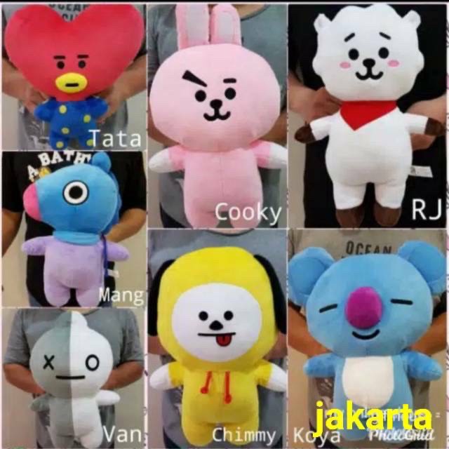 Jual Boneka BT21 BTS KPOP Murah Banget Label SNI 35cm | Shopee Indonesia