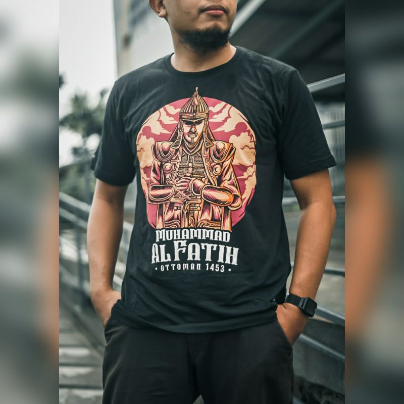 Jual Baju Kaos T Shirt T-Shirt Disro Muslim Dakwah MUHAMMAD AL-FATIH T ...