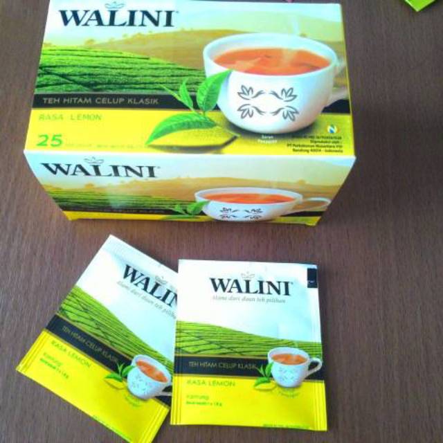 Jual Teh celup hitam walini rasa lemon | Shopee Indonesia