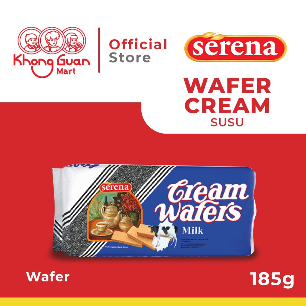 Jual SERENA Waffer Cream Milk 185 Gram | Shopee Indonesia