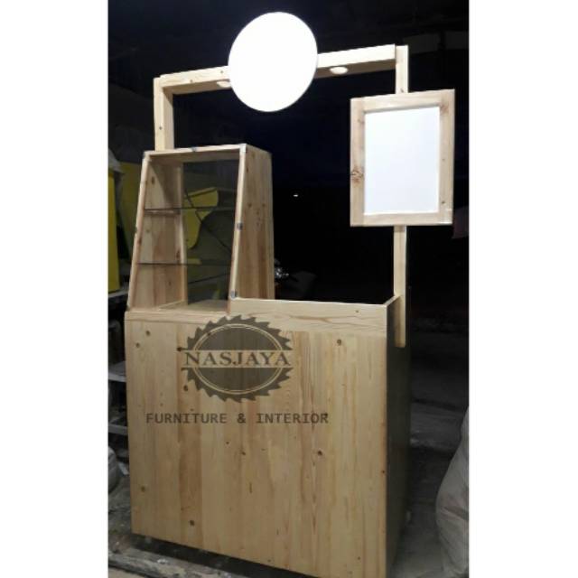 Jual TERMURAH Booth Rombong Gerobak Kayu Jatibelanda | Shopee Indonesia