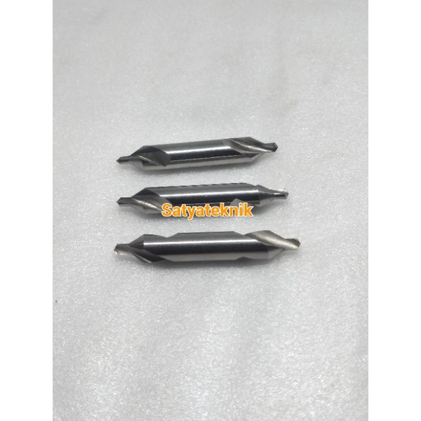 Jual center drill 3mm shank 8mm HSS | center bor HSS 3mm diameter ...