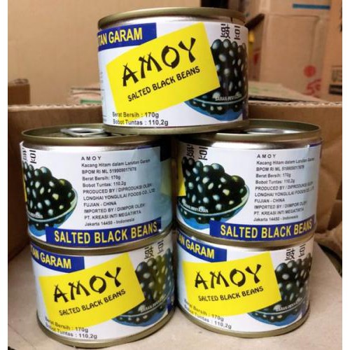 Jual Amoy Tausi Black Bean / Amoy kacang hitam 170gr | Shopee Indonesia