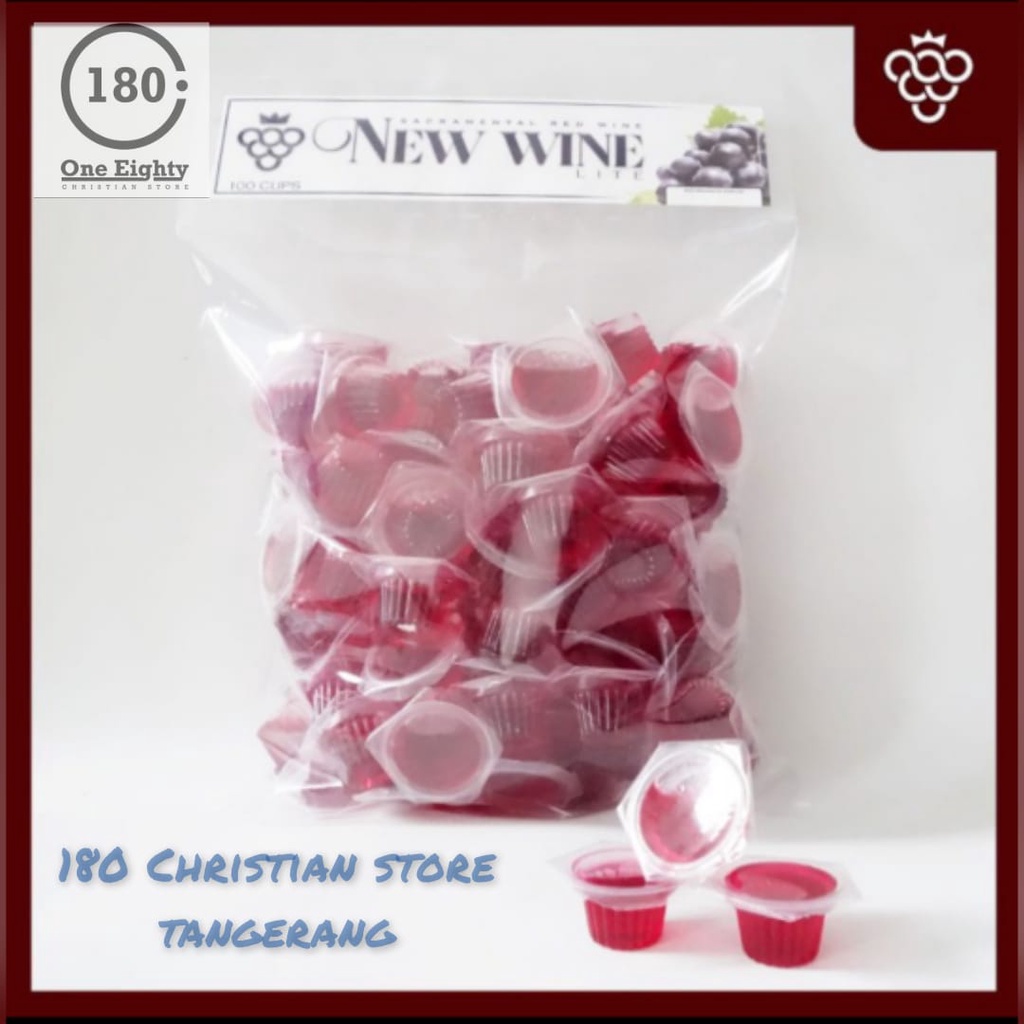 Jual Anggur Perjamuan Kudus Lite isi 100 Cup | Shopee Indonesia