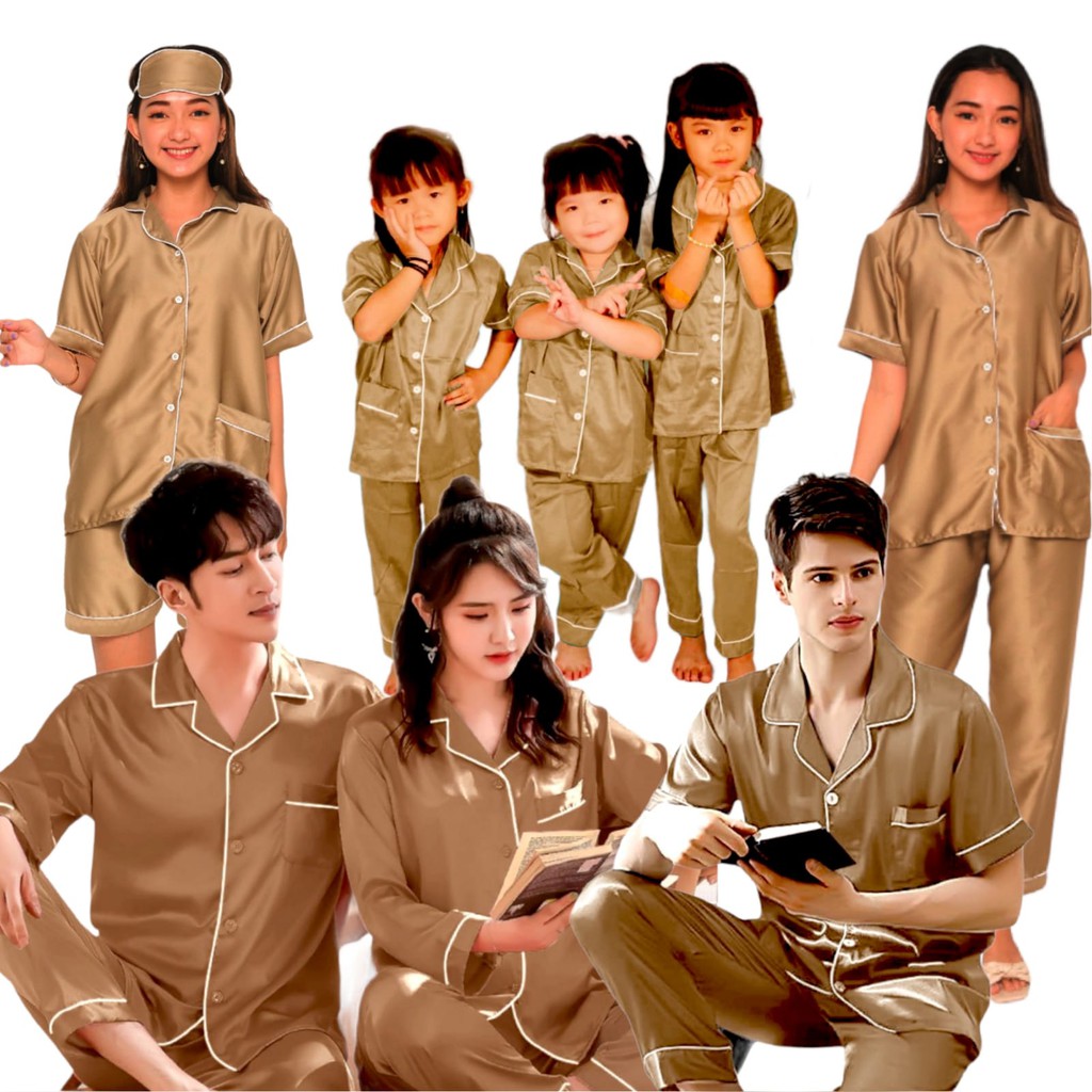 Jual PIYAMA/PIAMA BAJU TIDUR AYAH IBU DAN ANAK CEWEK COWOK COUPLE ...