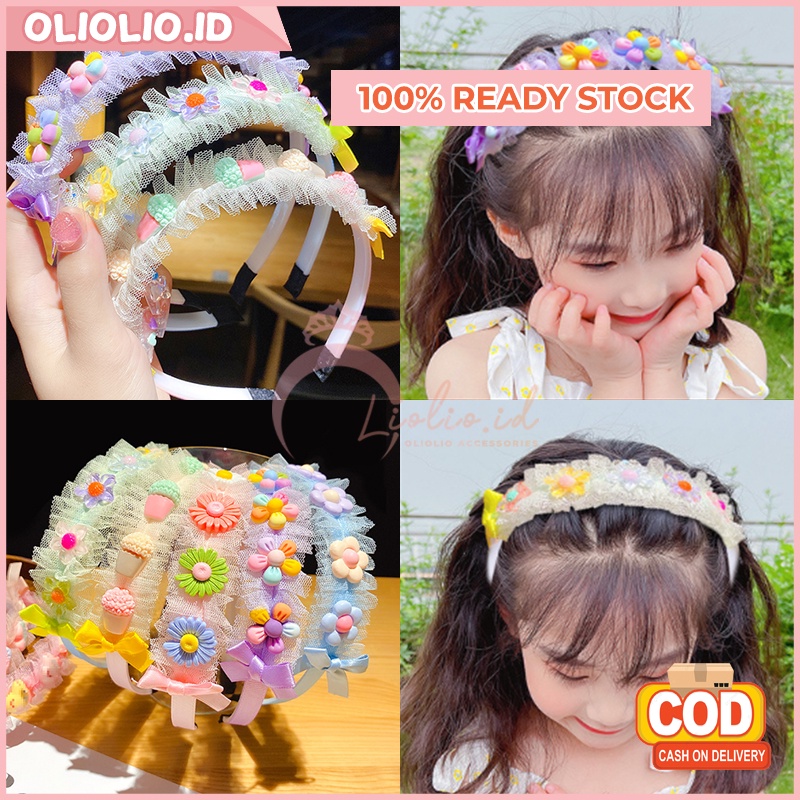 Jual BANDO ANAK KOREA MOTIF DESAIN KARAKTER LUCU HAIRBAND BANDANA ANAK ...