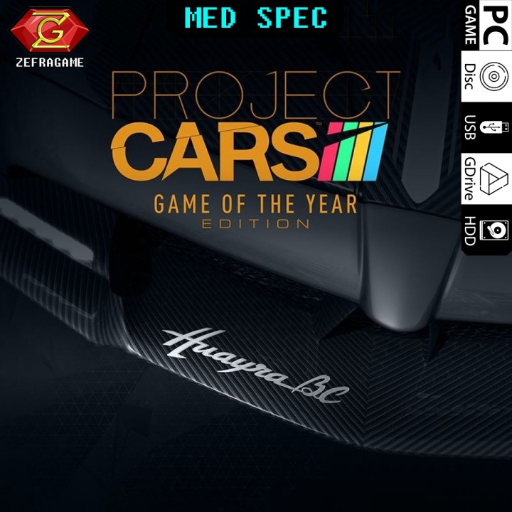 Jual PROJECT CARS 1 GAME OF THE YEAR EDITION PC Full Version/GAME PC ...
