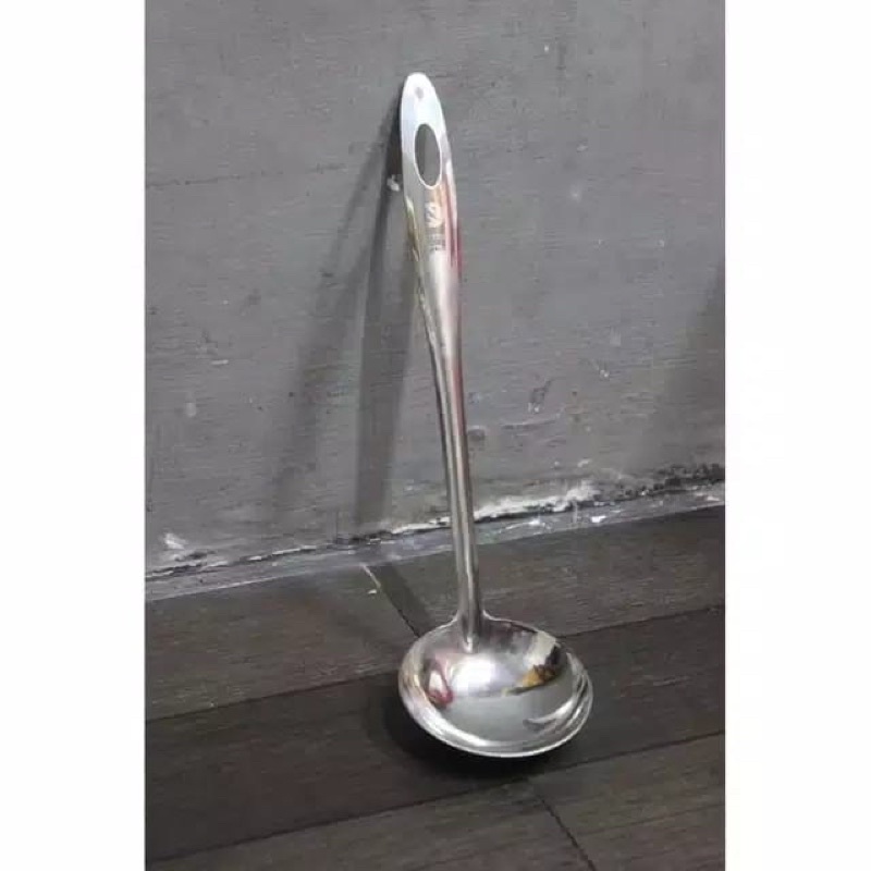 Jual S_M Centong Sop FULL Stainless Steel Centong sayur sop Sendok Kuah ...