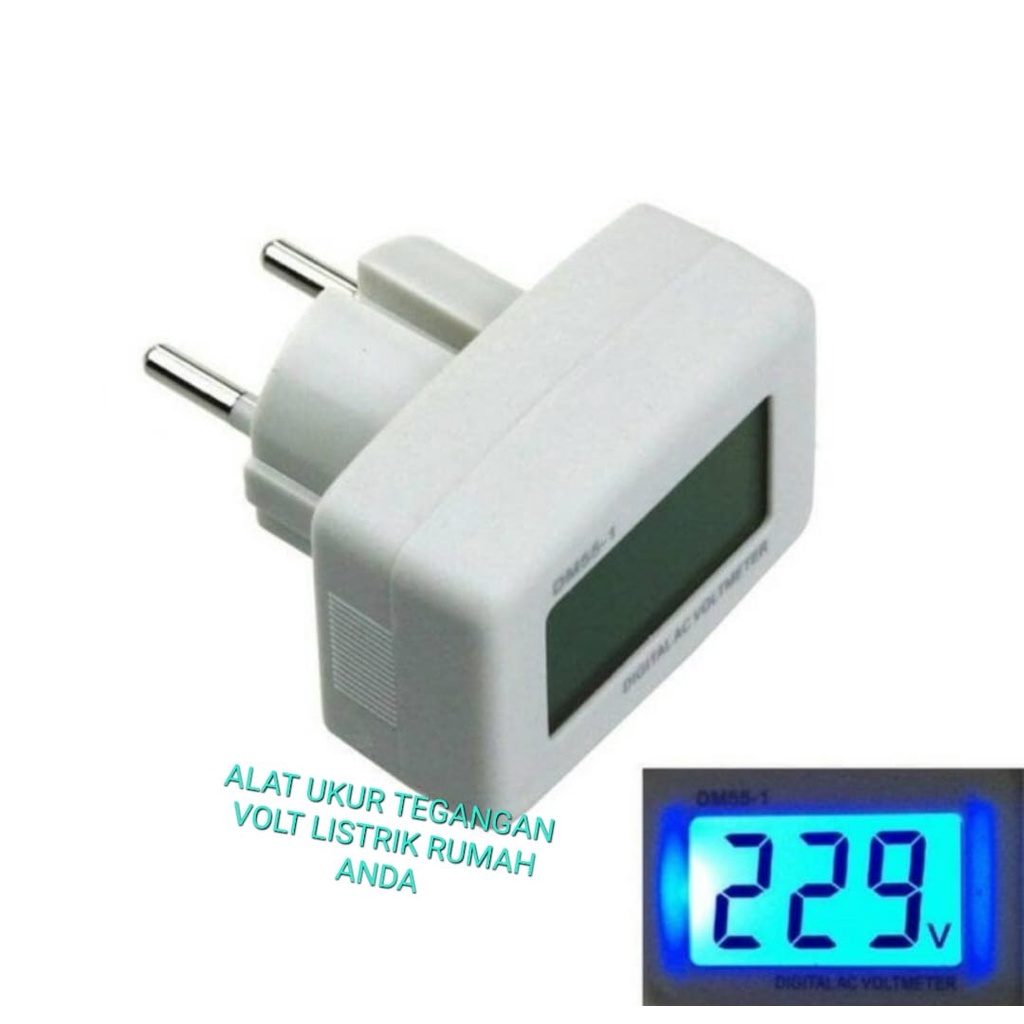 Jual J636 VOLTMETER ALAT UKUR TEGANGAN VOLT LISTRIK RUMAH TES PEN ...