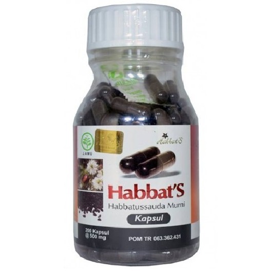 Jual Habbats habbatussauda serbuk Murni Kapsul - 200 kapsul dan 100 ...