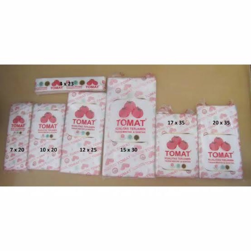 Jual PLASTIK TOMAT SEGALA UKURAN | Shopee Indonesia