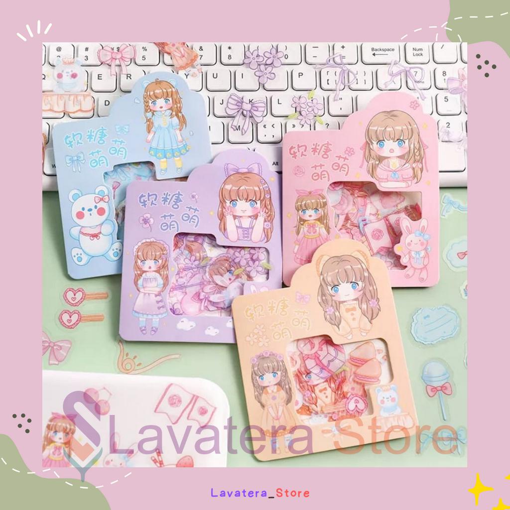 Jual LS - STICKER MOTIF GADIS CANTIK / STICKER KAWAII GIRLY / STICKER ...
